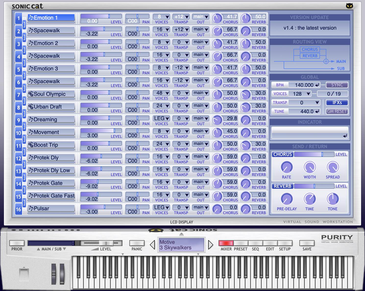 Purity screenshots – Sonic Cat