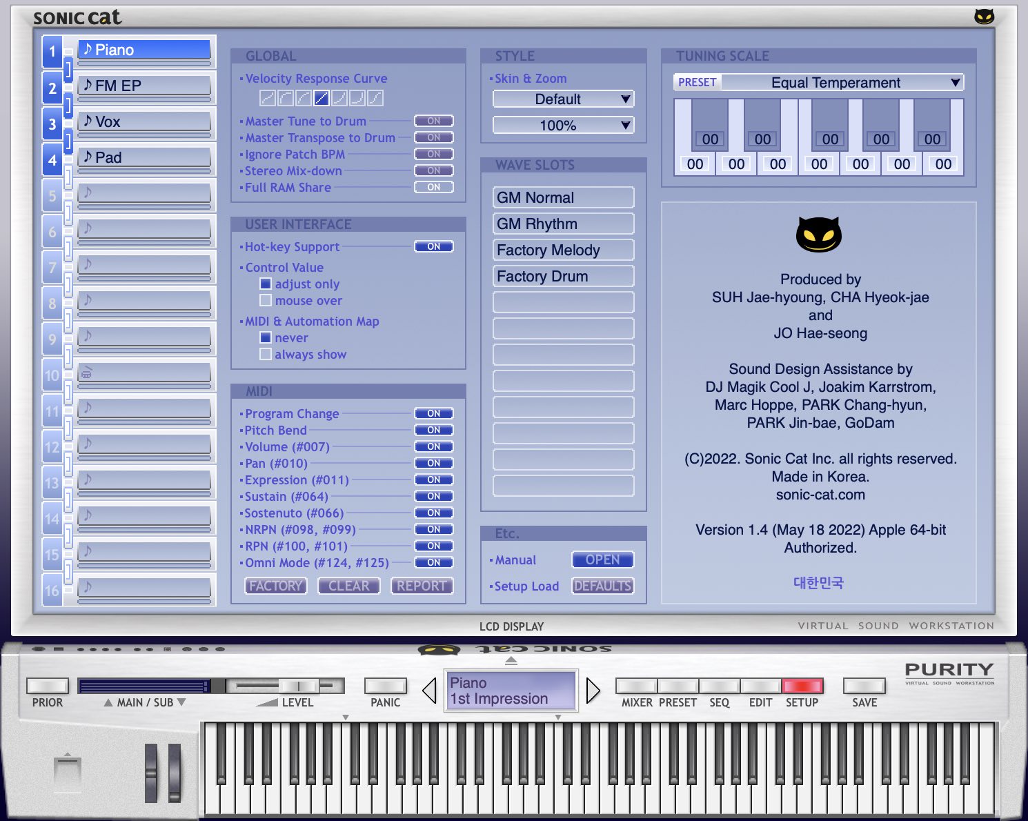 Purity screenshots – Sonic Cat